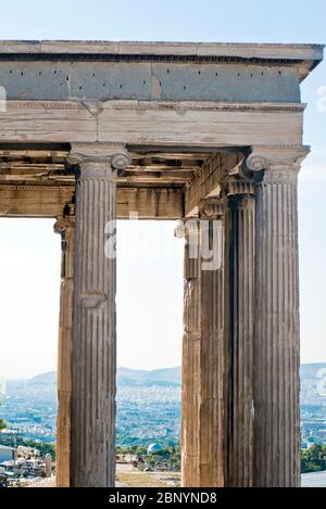Greek ionic capital, Greek Ionic capital, Ancient Greece. Old 19th ...