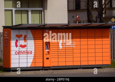 RIGA, LATVIA. 1st May 2020. NESTE company logo. NESTE is Finnish is oil ...