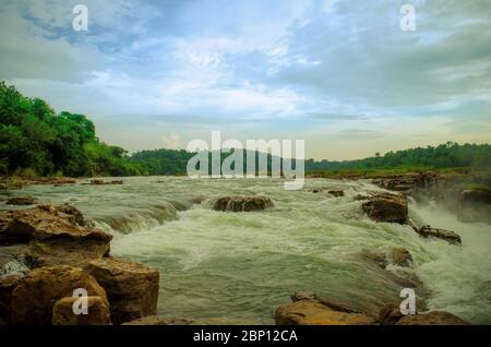 a VIEW OF pANIMUR WATERFALLS Stock Photo - Alamy