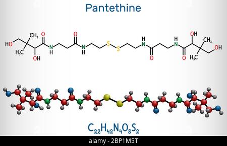 Vitamin B5 chemical formula. Vitamin B5 structural chemical formula ...
