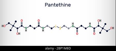 Vitamin B5 chemical formula. Vitamin B5 structural chemical formula ...