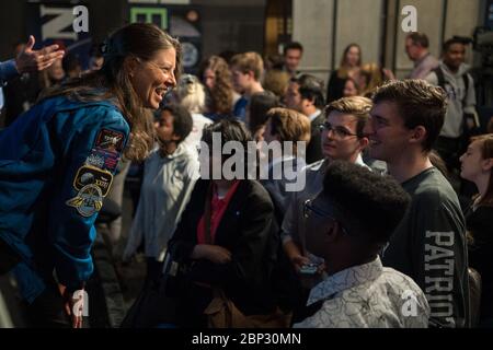 NASA Astronaut Tracy Caldwell Dyson and her husband George Dyson Stock ...