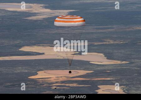 On April 17, 2020, the Soyuz MS-15 spacecraft carrying NASA astronauts ...