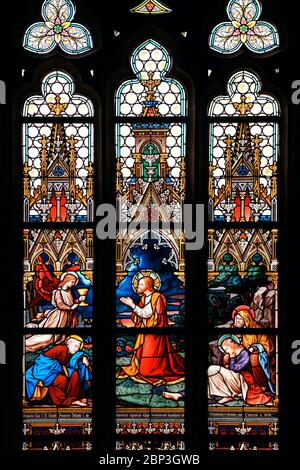 Stain glass patterns in Prague in Czech Republic Stock Photo - Alamy