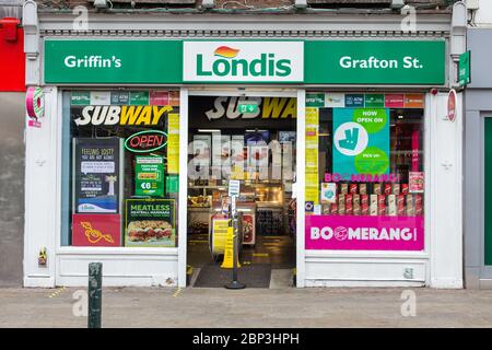 Londis store on Grafton Street following government advice on hygiene ...