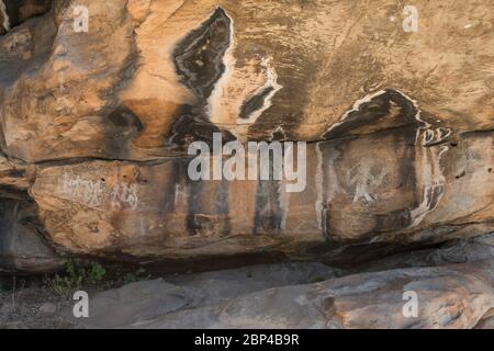 The Ngamadjidj (Cave of Ghosts) Shelter is an Aboriginal Rock Art site ...