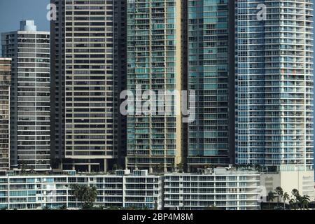 CONDOS IN CITY CENTER, PANAMA CITY, PANAMA, AR 304PAN 022 Stock Photo ...