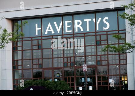 A logo sign outside of a Havertys retail store location in Woodbridge ...