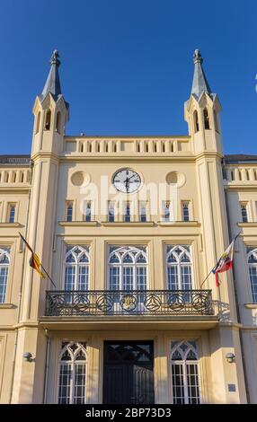 Facade of the historic town hall of Butzow, Germany Stock Photo - Alamy