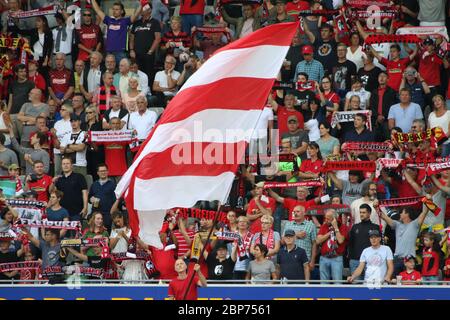 Fans of the FSV Mainz 05 football club, Fussball-Bundesliga Football ...