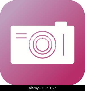 Beautiful Camera Glyph Vector Icon Stock Vector Image & Art - Alamy
