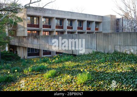 PRINCETON, NJ -21 MAR 2020- View of the campus of the postdoctoral ...