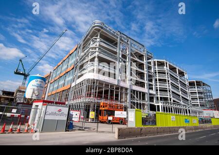 The new Broadmarsh Car Park and Library Development in Nottingham City ...