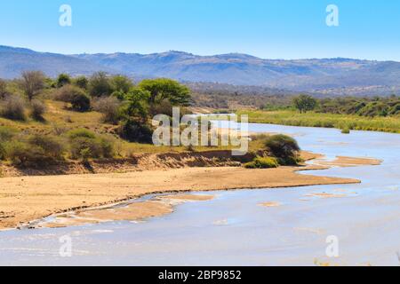 White Umfolozi panorama from viewpoint, Hluhluwe–Umfolozi Game Reserve ...
