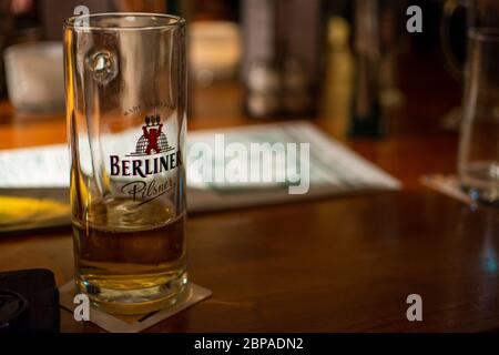 A pint of Berliner Pilsner, Berlin, Germany Stock Photo - Alamy