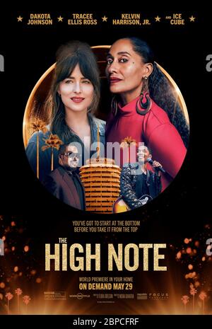 THE HIGH NOTE, US poster, clockwise from top left: Dakota Johnson ...