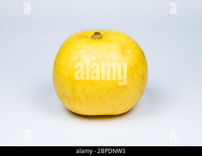 Yellow Pear background. Asian tropical fruits for sale Stock Photo - Alamy