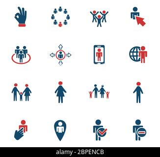 community web icons for user interface design Stock Photo - Alamy