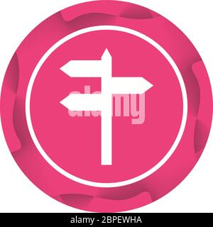 Beautiful Directional arrows Glyph Vector Icon Stock Vector Image & Art ...
