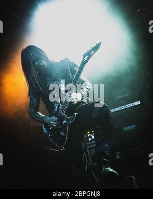 Aarhus, Denmark. 10th, December 2018. The Dutch death metal band ...