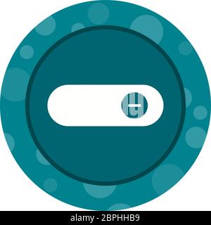 Beautiful Slide button Glyph Vector Icon Stock Vector Image & Art - Alamy