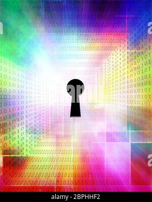 Login data tunnel Stock Photo - Alamy