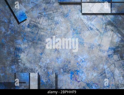 Geometric Abstract Composition. Muted Colors Stock Photo - Alamy
