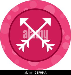 Beautiful Arrows Glyph Vector Icon Stock Vector Image & Art - Alamy