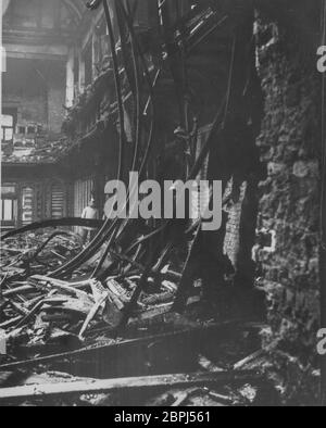 Reichstag fire Heinrich Hoffmann Photographs 1933 Adolf Hitler's ...