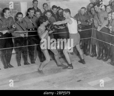 Youth boxing matches Heinrich Hoffmann Photographs 1933 Adolf Hitler's ...