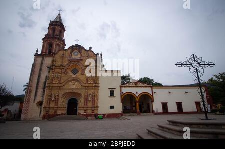An ancient church in Jalpan de Serra, Queretaro. Mexico. Colonial ...