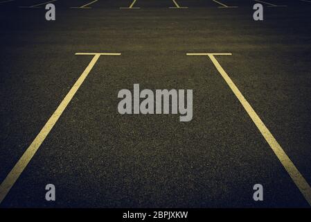 City Parking, detail lines of separation, detail Stock Photo - Alamy