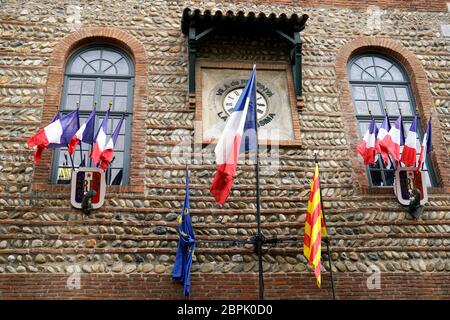 Hotel de Ville. Perpignan, Roussillon, France Stock Photo - Alamy