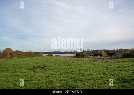 the Viking Museum Haithabu near Hedeby in Germany is an important ...