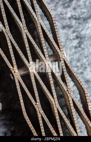 Metal teeth of a rasp Stock Photo - Alamy
