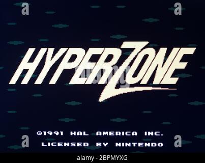 Hyperzone Hyper Zone - SNES Super Nintendo - Editorial use only Stock Photo - Alamy
