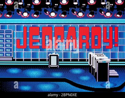 Jeopardy - SNES Super Nintendo - Editorial use only Stock Photo - Alamy