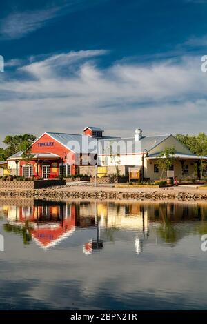 Train Station & Cafe and pond, Tingley Beach, Albuquerque, New Mexico ...
