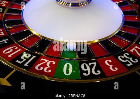traditional roulette wheel, handmade with classic look Stock Photo - Alamy