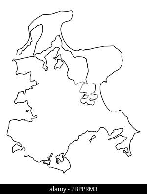 Map of Ruegen Stock Photo - Alamy