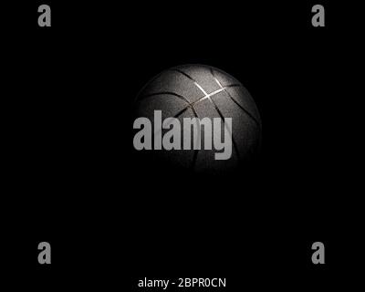 Metalic Basketball close-up on studio background Stock Photo - Alamy