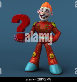 Mexican hero - 3D Illustration Stock Photo - Alamy