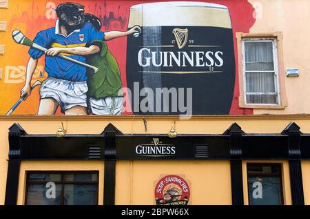 Guinness sign in Tipperary Town County Tipperary Ireland Stock Photo ...
