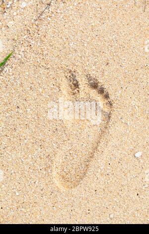 Textured ground surface with footprint, top view Stock Photo - Alamy