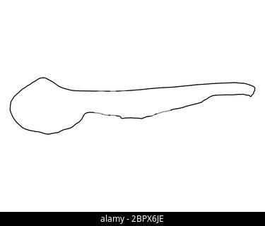 Map of Ameland Stock Photo - Alamy