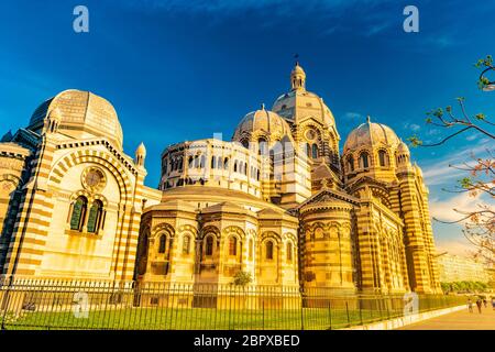 Cathedral de la Major - one of the main churches in Marseille, France ...