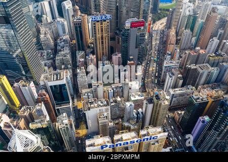 HONG KONG - FEBRUARY 22: Many people in the mall on chinese New Year on ...