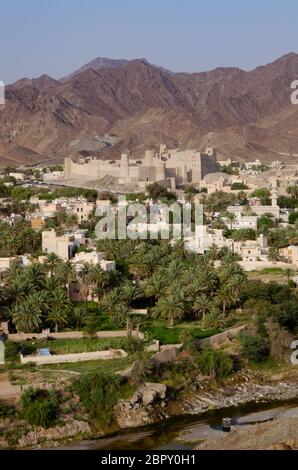 Aerial view of Bahla town, Oman Stock Photo - Alamy