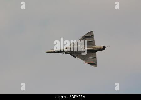 South African Cheetah-D fighter jet aircraft bright colors flying Stock ...