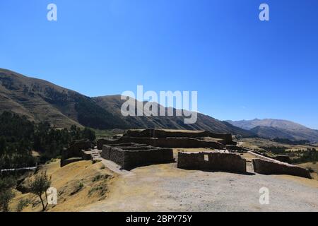 The ruins of the Incas complex of Puca Pucara Stock Photo - Alamy